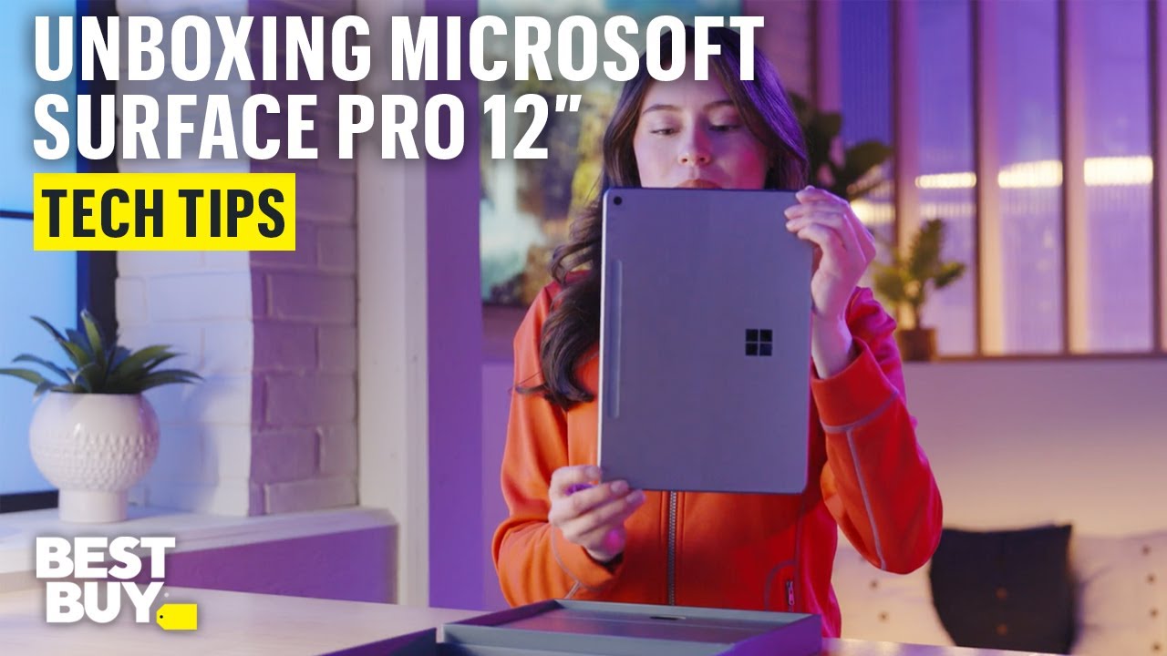 Unboxing the Microsoft Surface Pro 12″ – Tech Tips from Best Buy - YouTube
