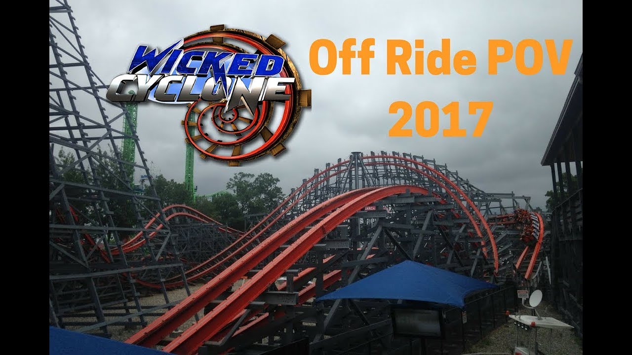 Wicked Cyclone Off Ride POV 2017 Six Flags New England - YouTube