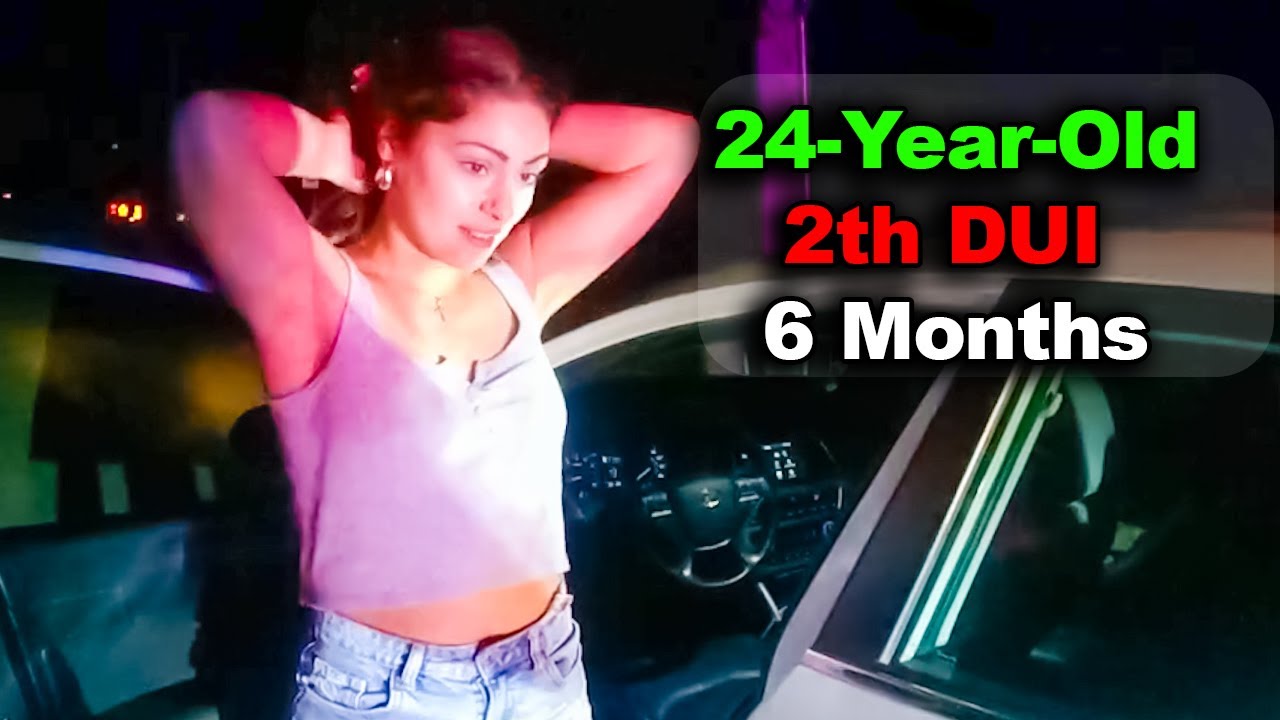 24-Year-Old Girl Second DUI and She Tries to Run After Police Stop Her ...