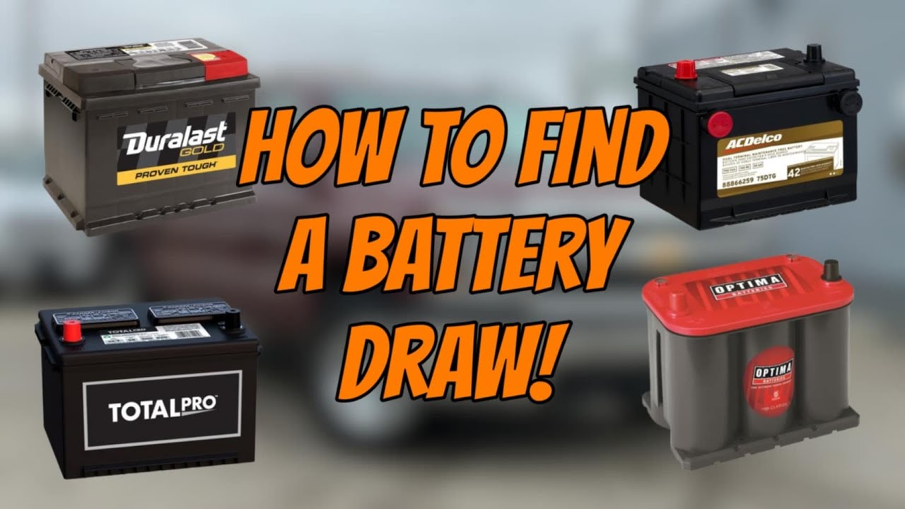 Why is my battery dying? how 2 find Battery Draw on any Battery From ...