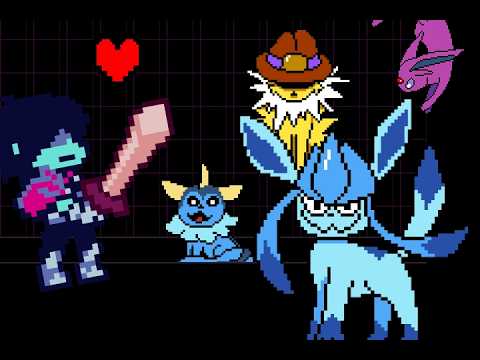 Deltarune X Pokemon animation : Eeveelution fight
