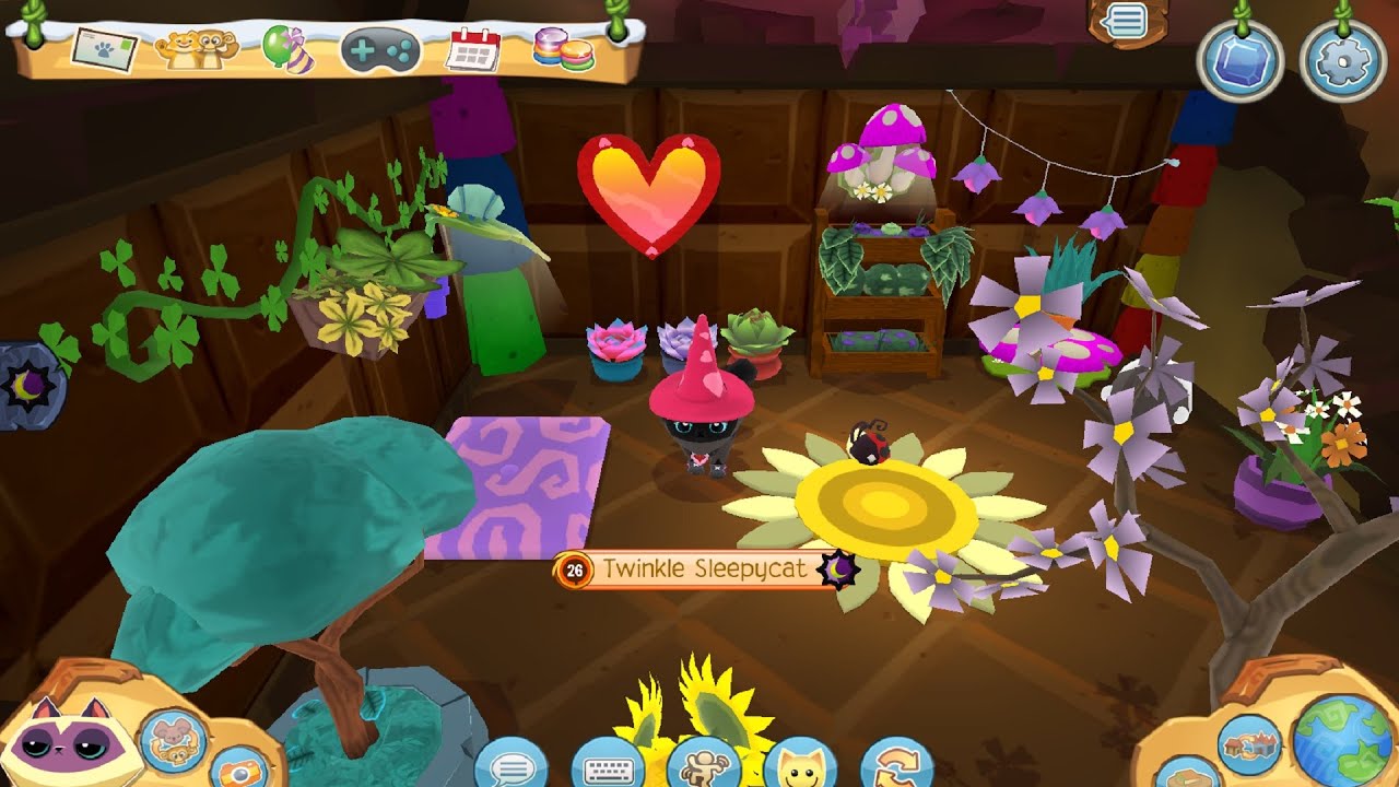 Animal jam Play wild - Candy cavern den tour - YouTube
