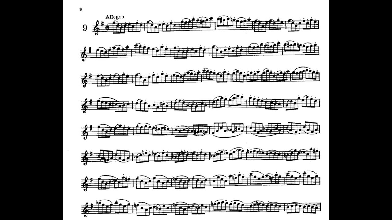 H. Klose - 25 Daily Exercises for alto saxophone - N° 9 - YouTube