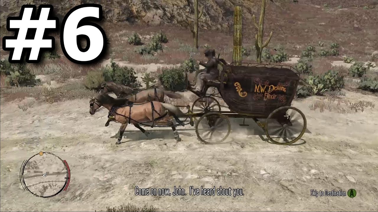 Grand Theft Cart | Red Dead Redemption Gameplay #6 - YouTube