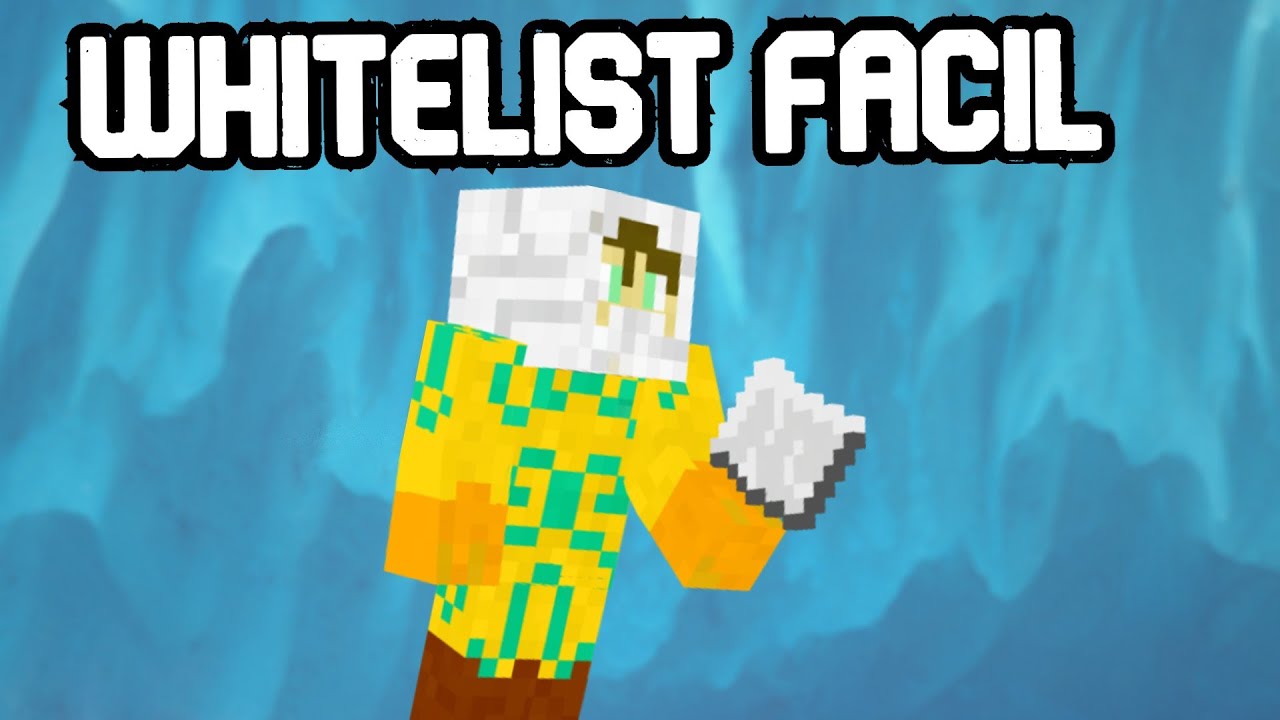 como poner WHITELIST en un SEVER de minecraft - YouTube