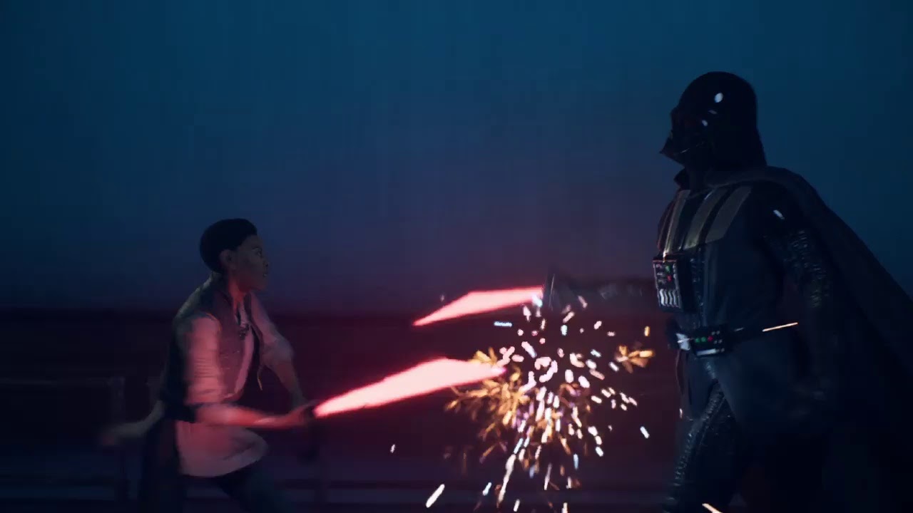 Star wars jedi fallen order Darth Vader scene - YouTube