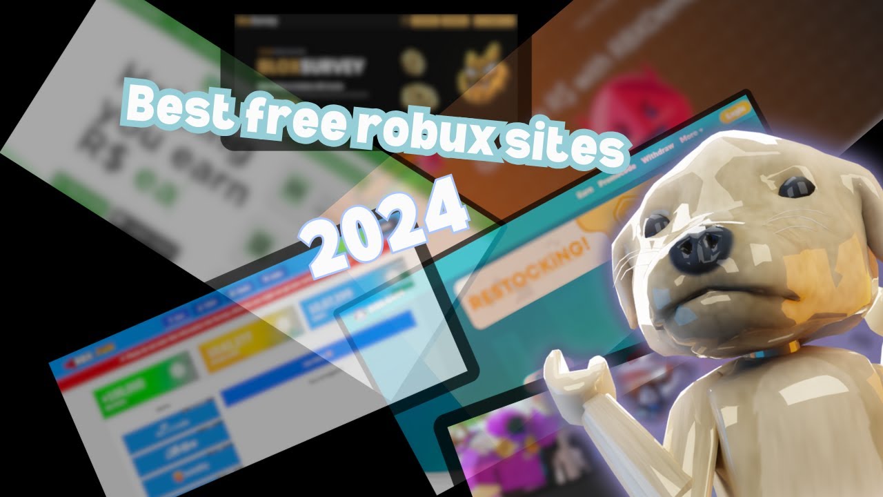 Best Free Robux sites 2024!! - YouTube