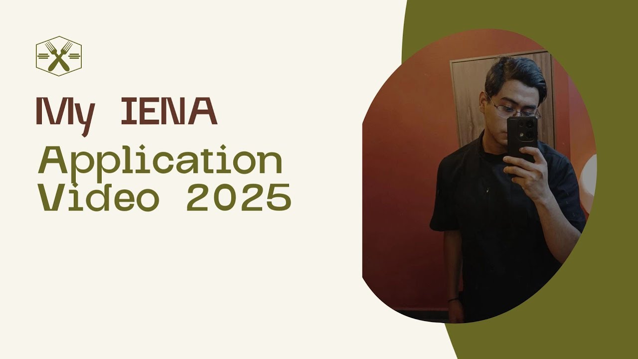 IENA Summer camp application video 2025 - YouTube