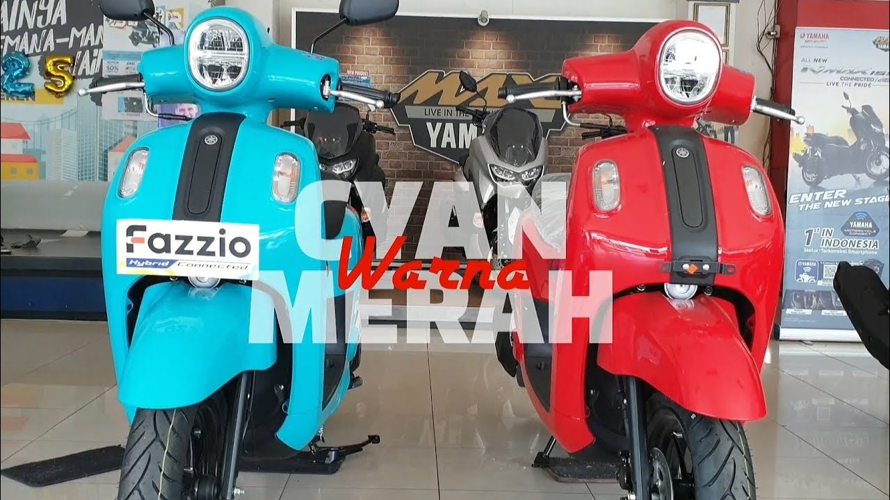 FAZZIO Warna CYAN & MERAH | Suka Yang Mana ? - YouTube