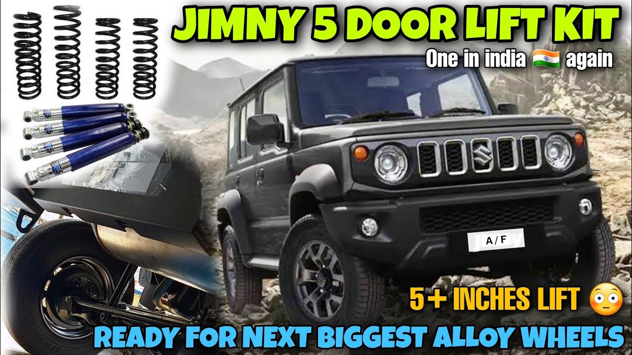 India's First Jimny 5 Door Modification | Jimny 5 Door Lift Kit Modify ...