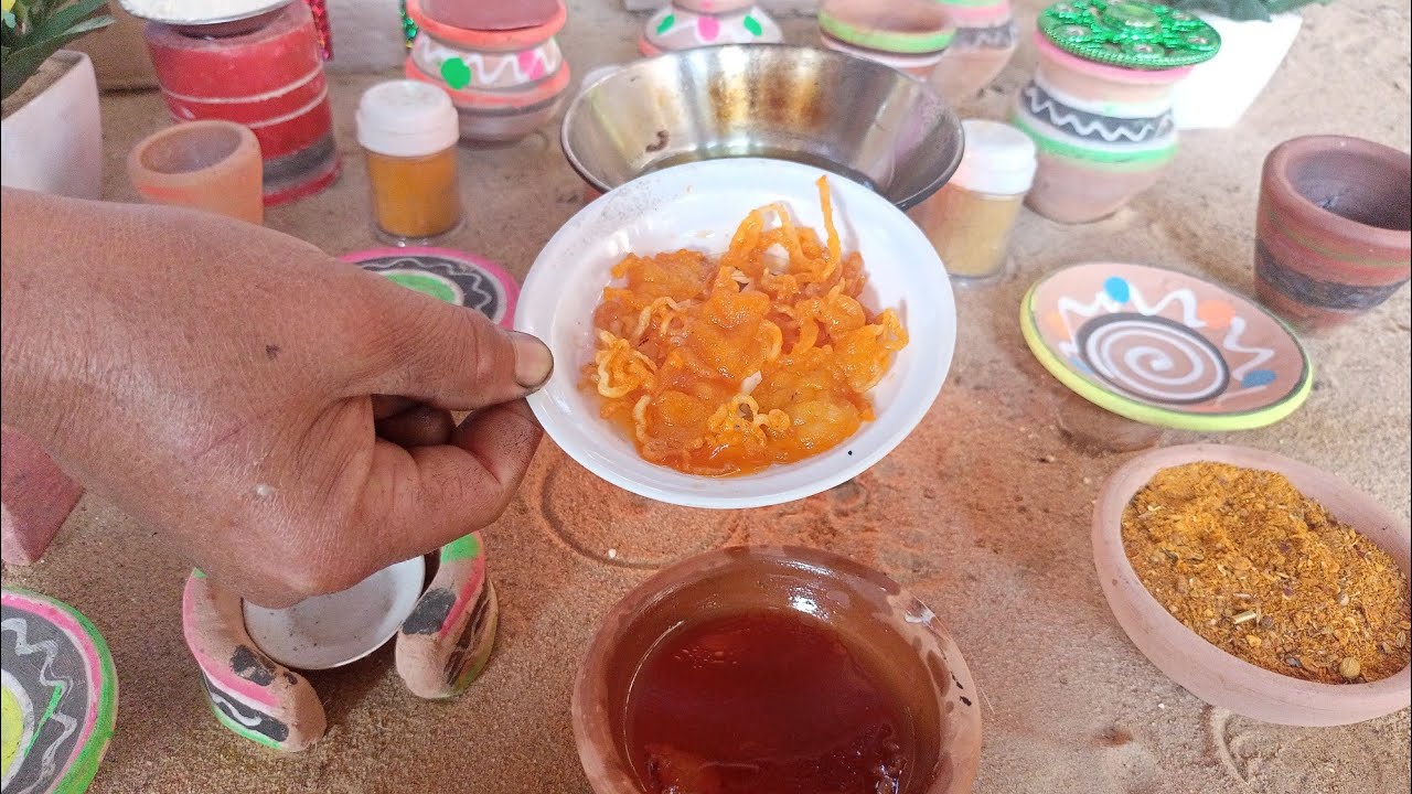 How to make Mini Jalebi | mini Jalebi zk cooking - YouTube