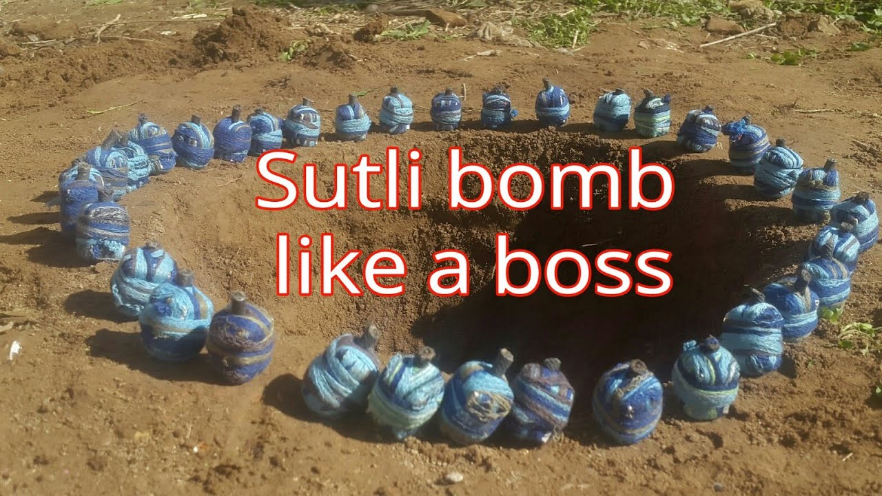 Testing power of sutli bomb Under ground E 4r Experiment - YouTube
