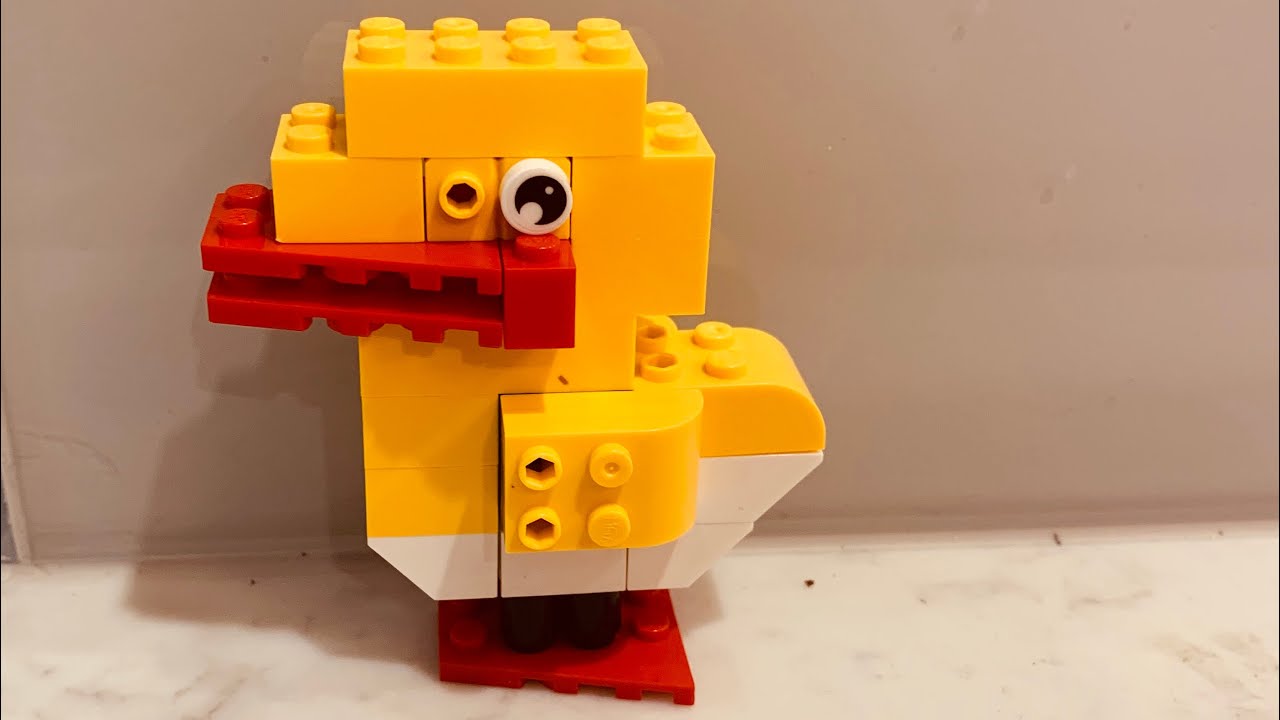 How to make: Cute Duck from Lego - YouTube