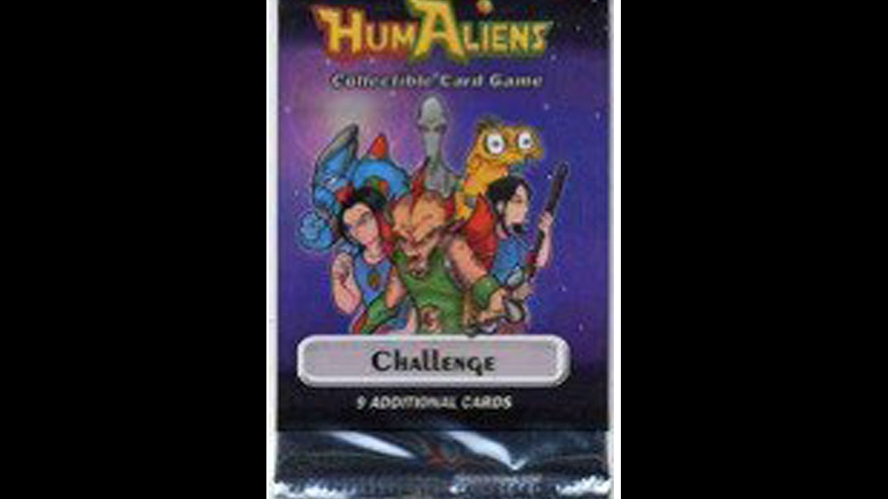 Opening 14 Humaliens CCG Booster Packs - YouTube