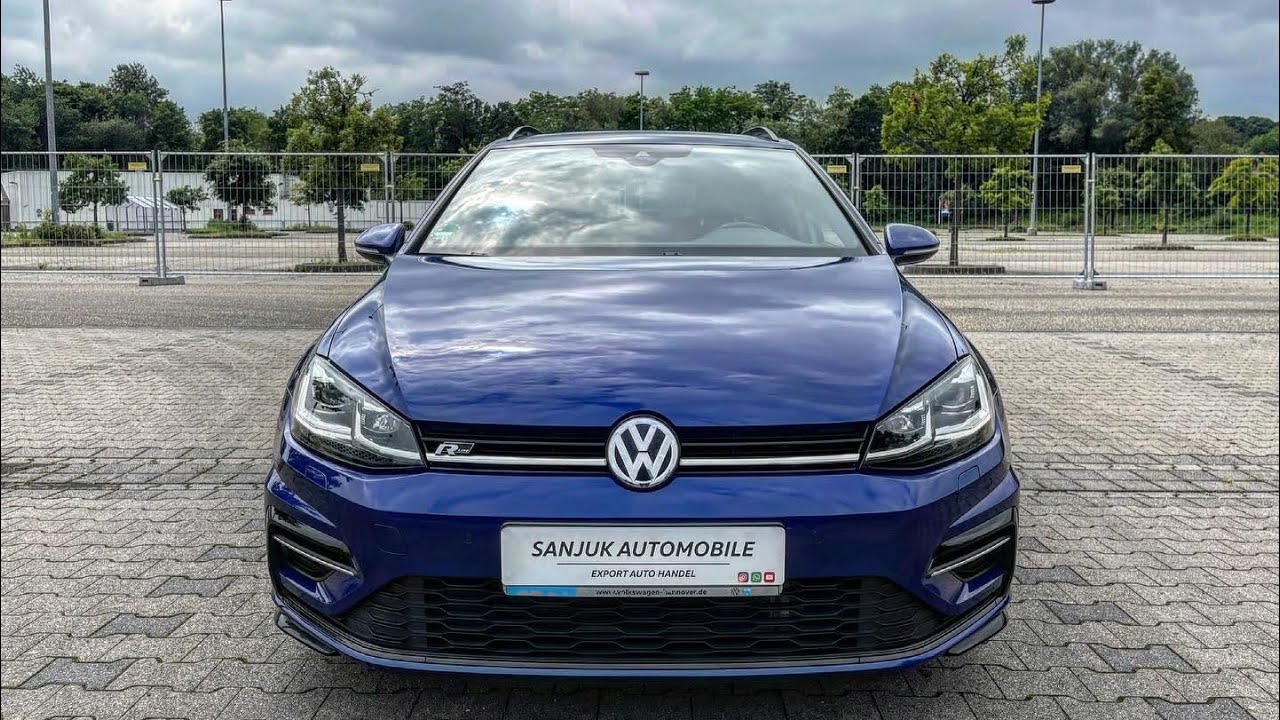 Осмотр Volkswagen Golf R-Line 2020 года на LED и AID из Германии - YouTube