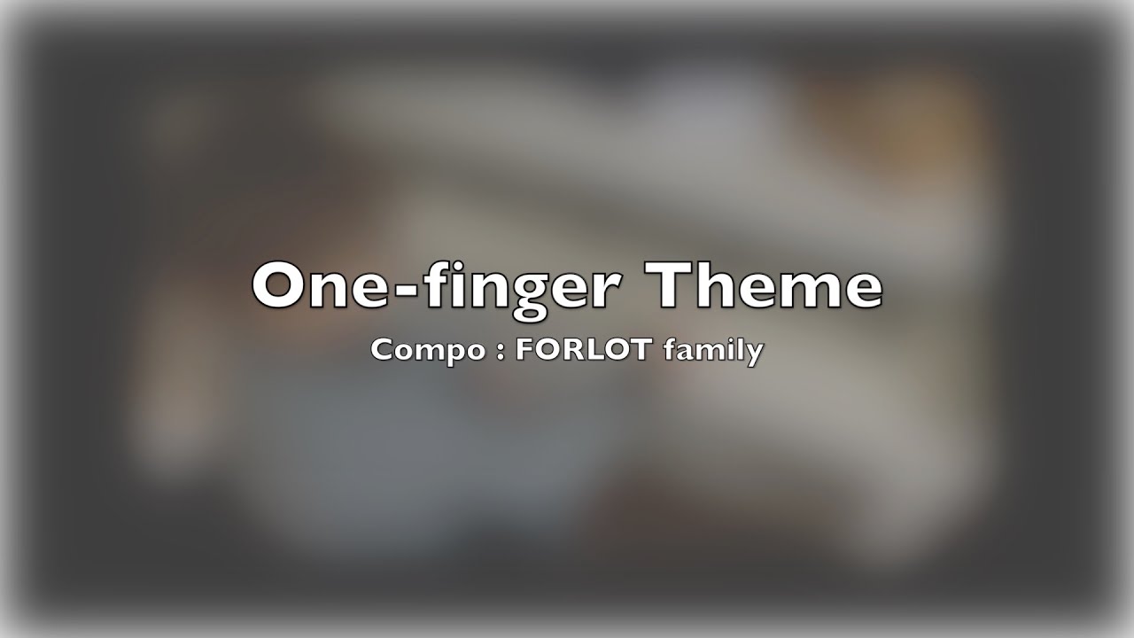 One Finger Theme - YouTube