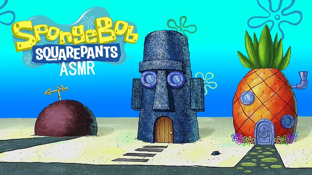 ~ASMR~ Spongebob Squarepants (Day to Night) - Water Ambience, Bubble ...