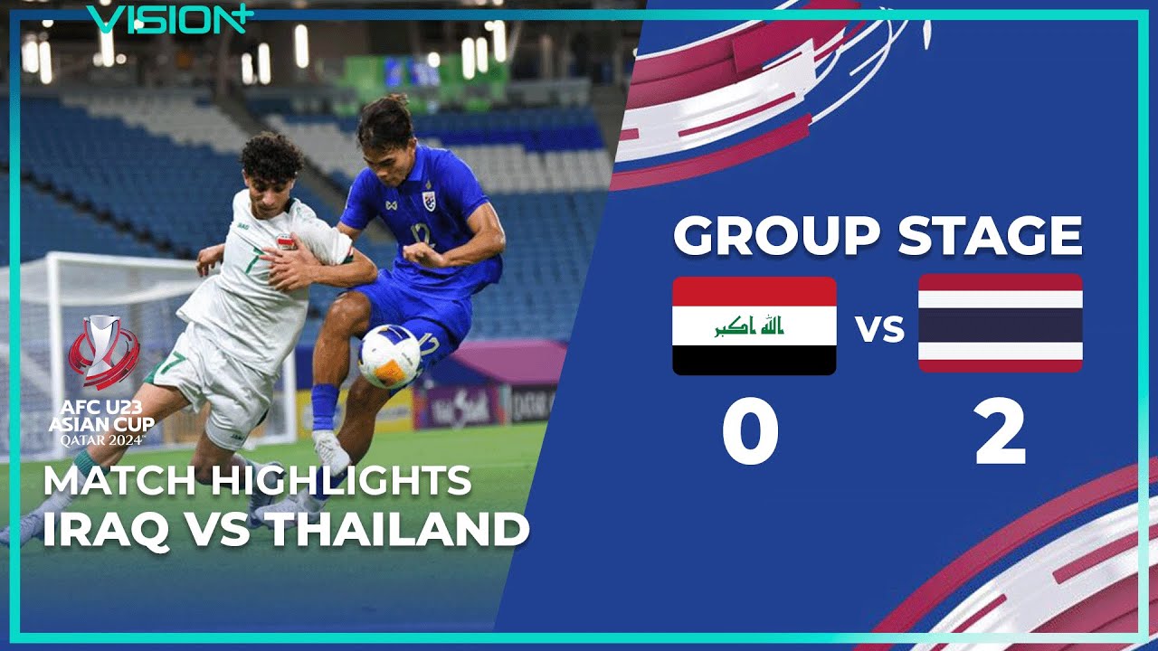 MATCH HIGHLIGHTS: Irak 0 - 2 Thailand | Group Stage - AFC U23 Asian Cup ...