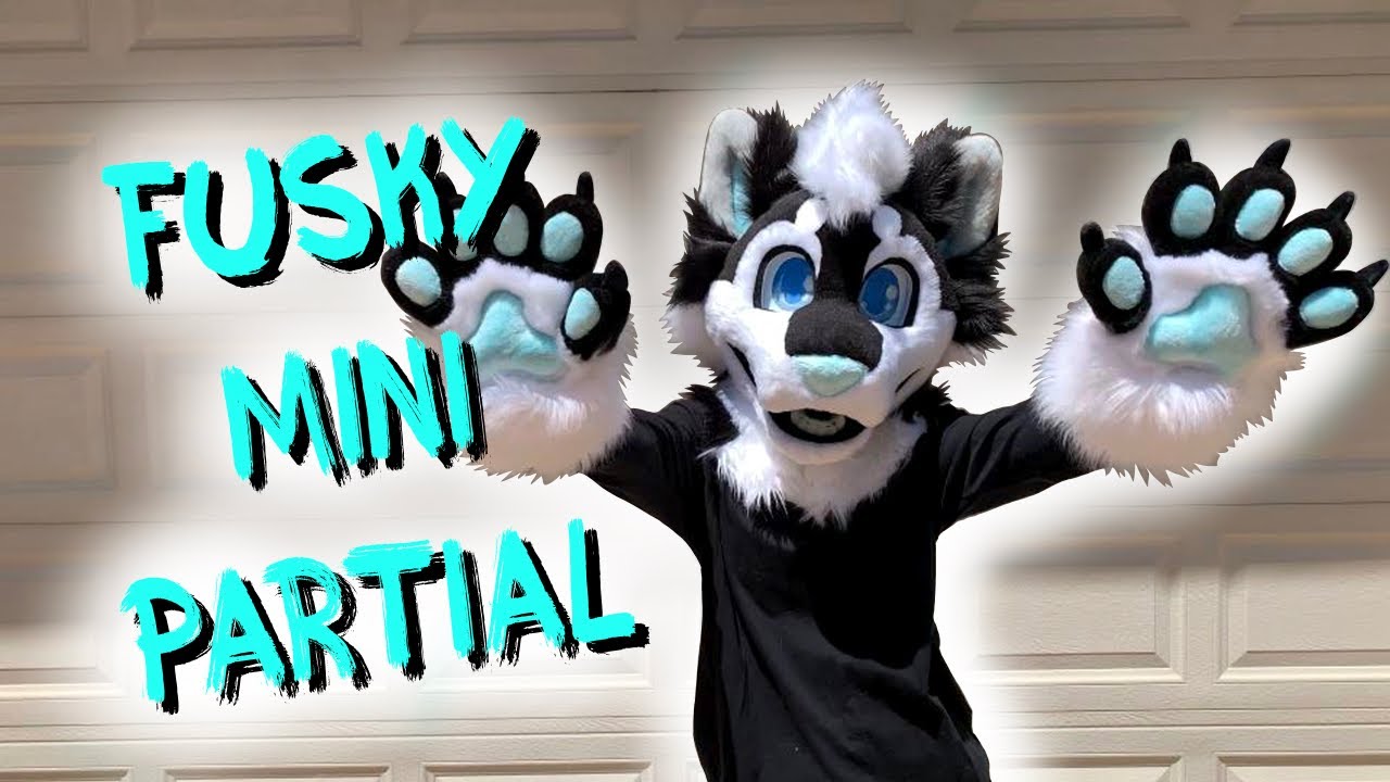 Fusky Mini Partial || Fursuit Premades - YouTube