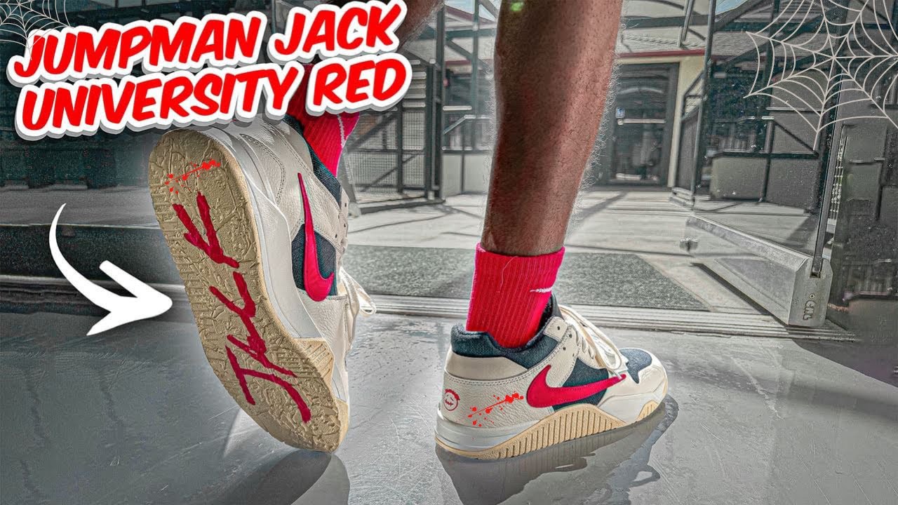 Travis Scott x Jordan Jumpman Jack University Red Review & On Feet ...