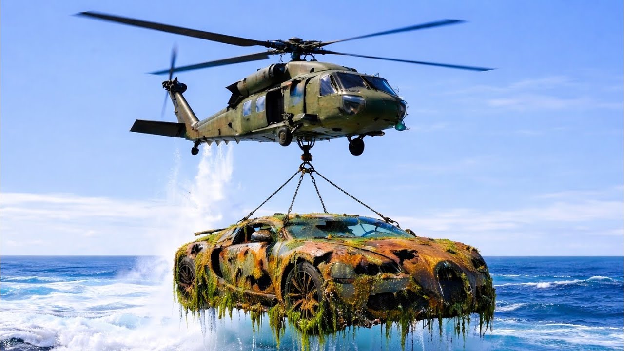 AFTER YEARS LOST AT THE BOTTOM OF THE OCEAN… THIS BUGATTI VEYRON ...