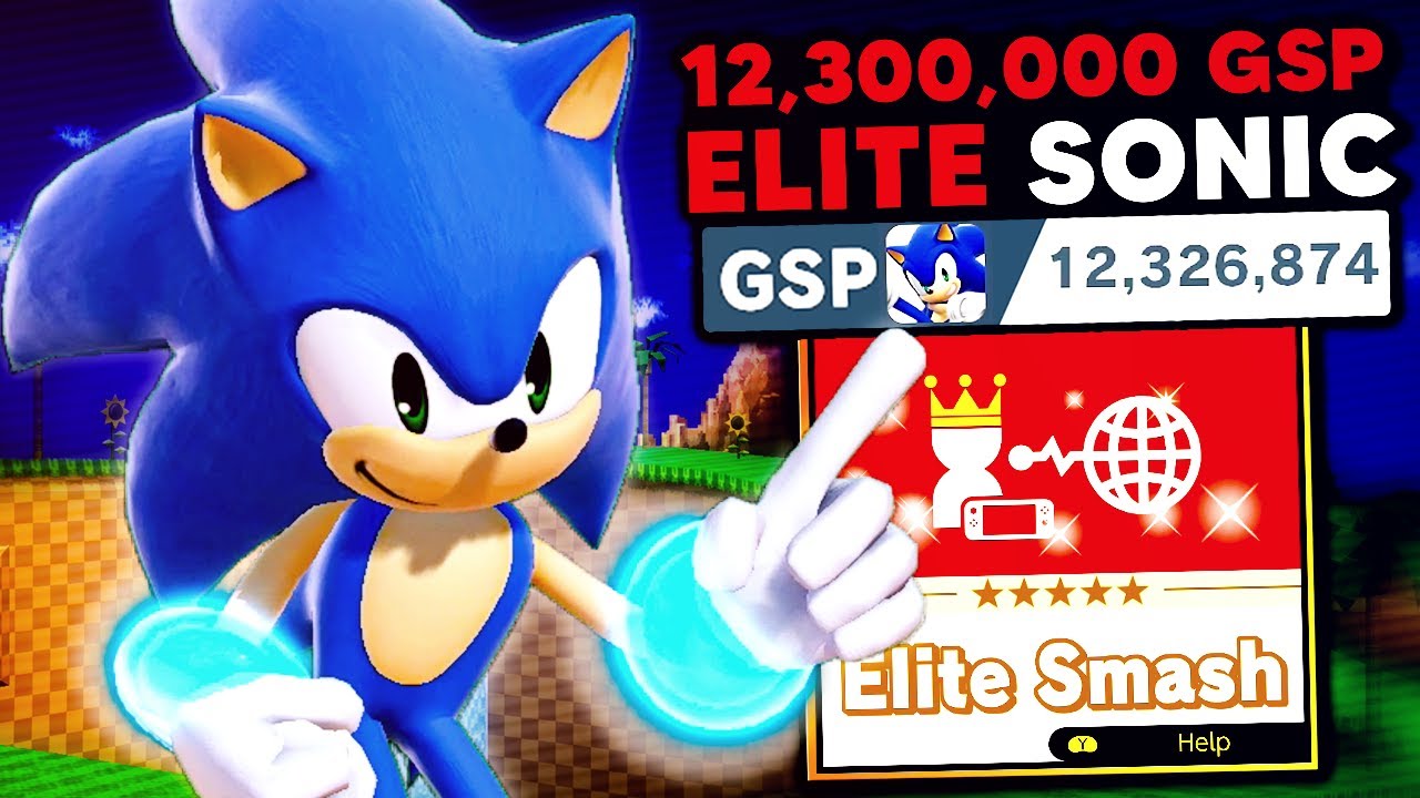 This is what a 12,000,000 GSP Sonic looks like in Elite Smash - YouTube