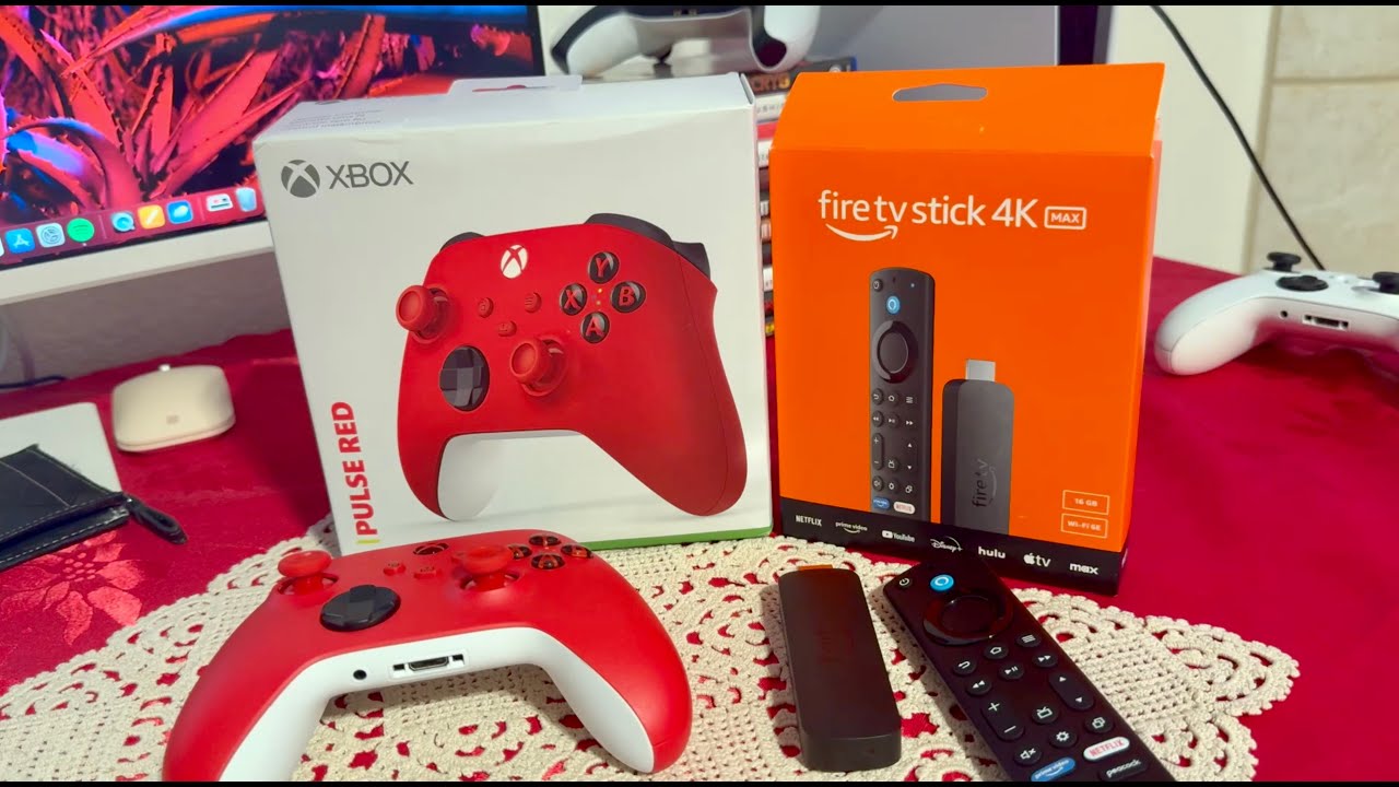 Xbox Pulse Red Controller + Fire TV Stick Max + 1 Month Game Pass - YouTube