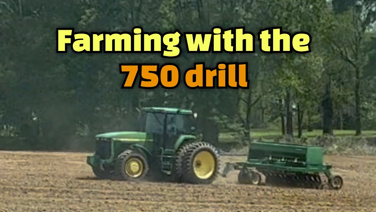 750 John Deere drill - YouTube