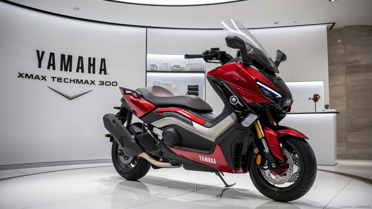 Finally Launched! The 2025 Yamaha XMAX TECHMAX 300 Is Smarter, Faster ...