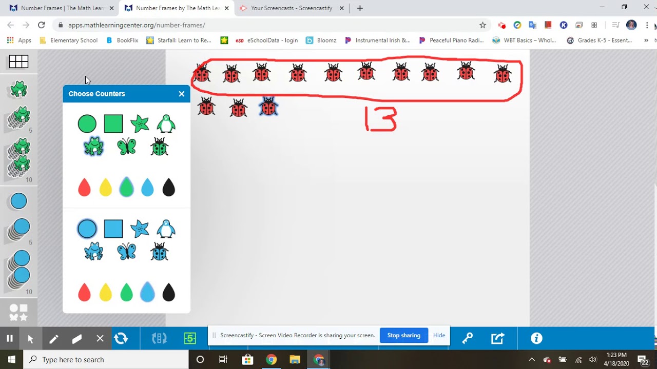 Lining Up Objects to Count Lesson - YouTube