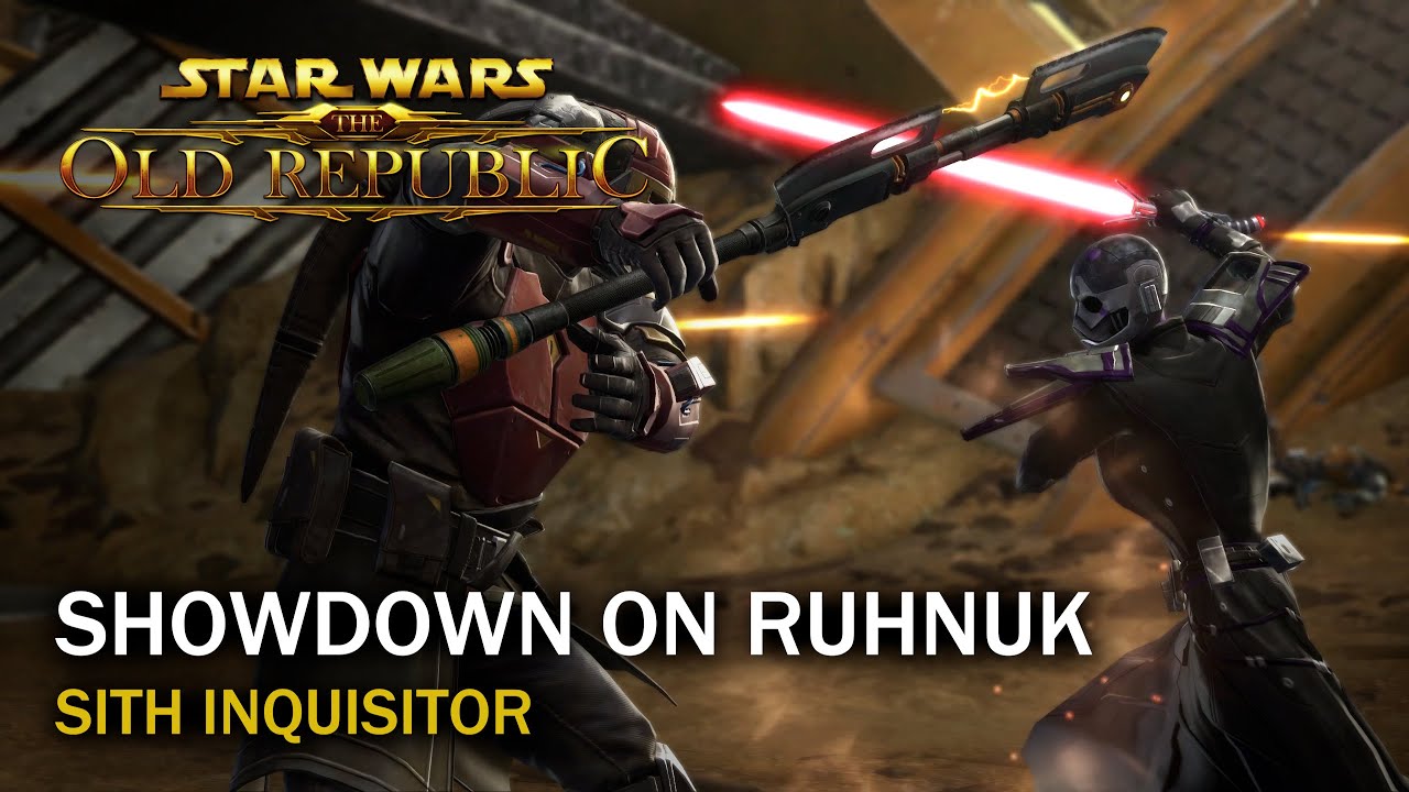 SWTOR: Showdown on Ruhnuk - Sith Inquisitor - YouTube