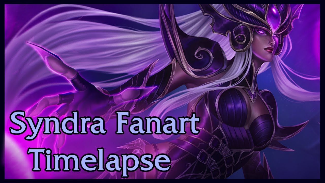 Syndra Fanart Timelapse - YouTube