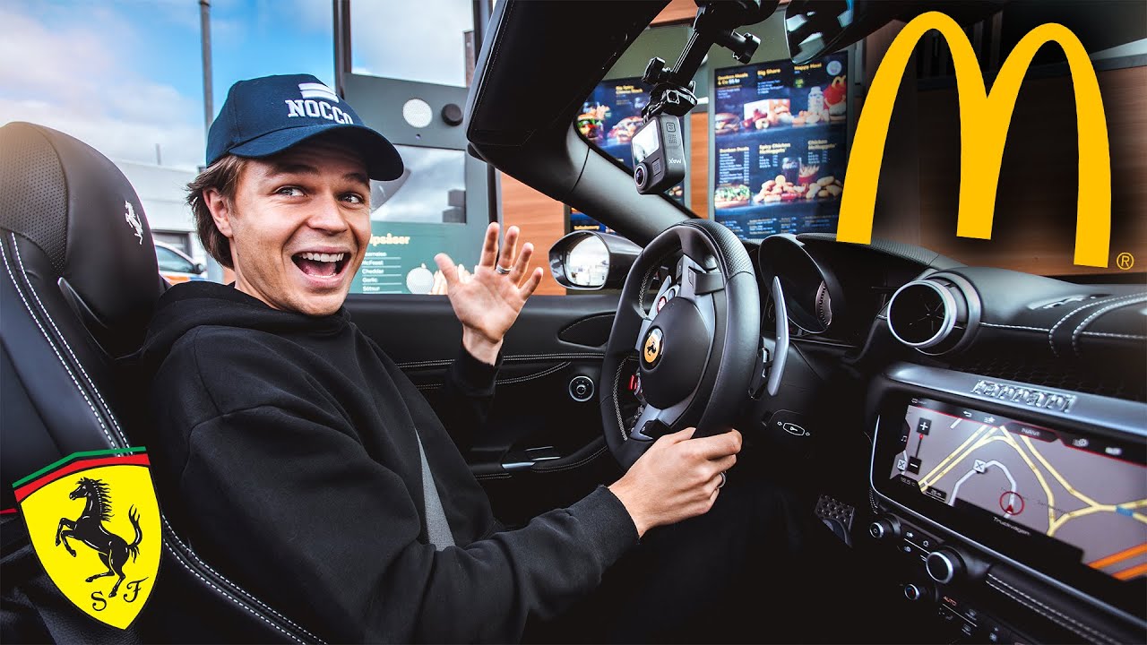 MC'DONALDS DRIVE-THRU MED EN FERRARI!! | VLOGG 116 - YouTube
