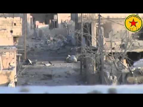 Kobanê'den sıcak çatışma görüntüleri