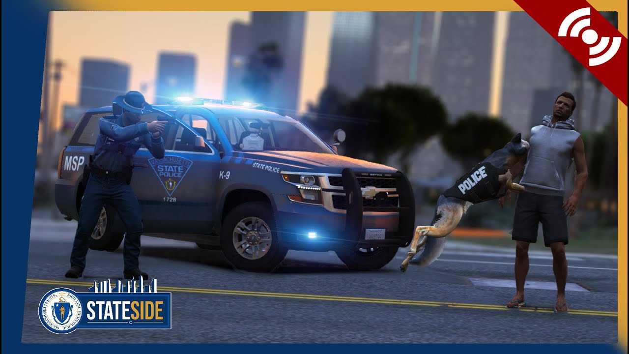 Eine STREIFE auf VIER PFOTEN 🐾|| Stateside Roleplay [K9] - YouTube