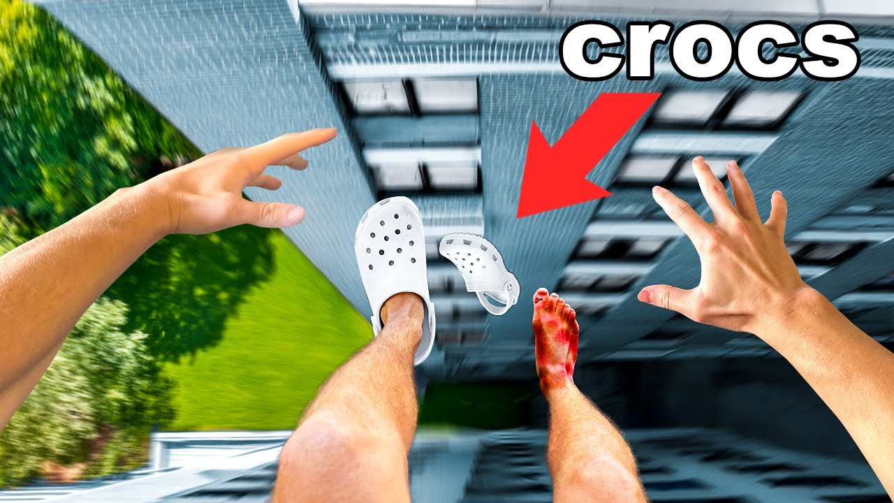 I Tried Every EXTREME Sport in Crocs! - YouTube