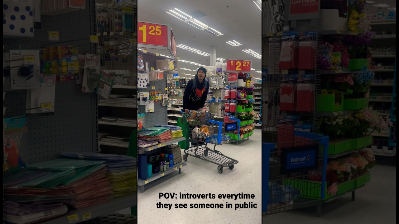 Introverts when they see someone in Public #truestory - YouTube