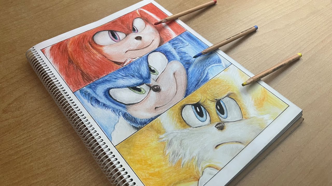 Drawing Three Sonic Charachters #art #sonic #drawing - YouTube