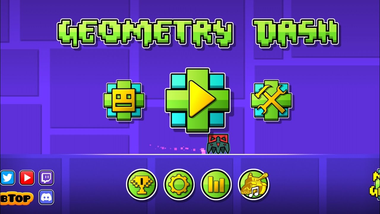 Building in geometry dash - YouTube