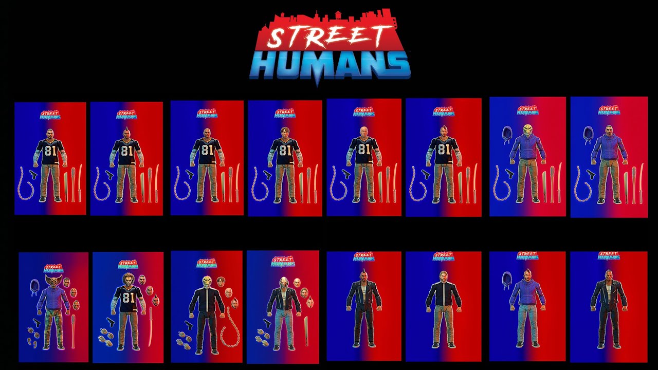 Street Humans Swappable Parts Renders and Update 9/4/21 - YouTube