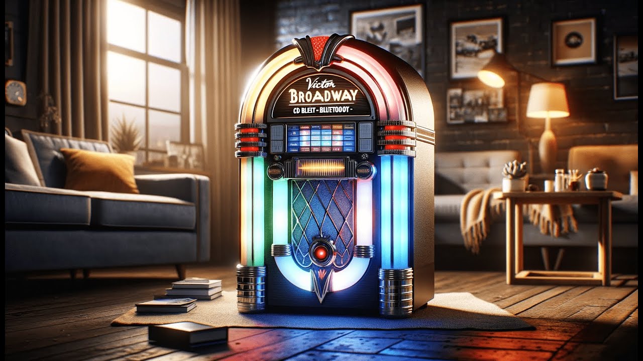 🎵🌈 VICTOR Broadway Desktop CD Bluetooth Jukebox - BRING the NOSTALGIA ...