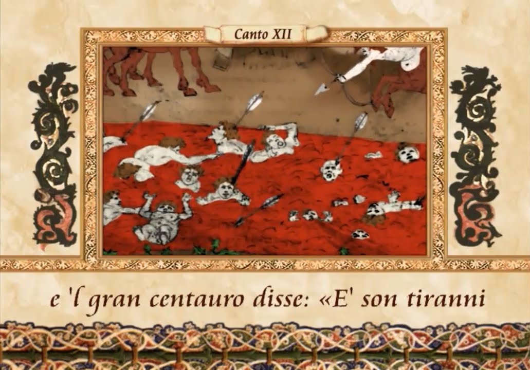La Divina Commedia in VERSI - Inferno, canto XII (12) - YouTube