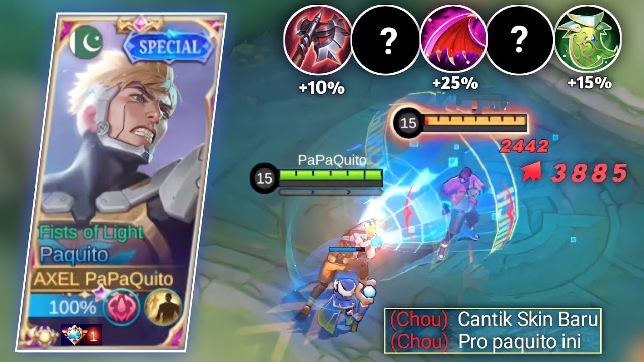 NEW PAQUITO SKIN + NEW BUILD AND EMBLEM FOR PAQUITO IN SIDELANE | MLBB ...