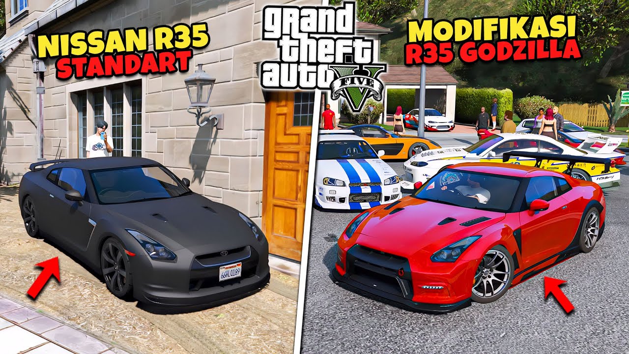 Aku Modifikasi Mobil JDM R35 Spek Godzilla Untuk Ikutan JDM CAR MEET ...