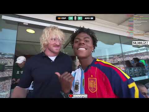 iShowSpeed Meets Logan Paul At The FIFA World Cup 🤯🥊