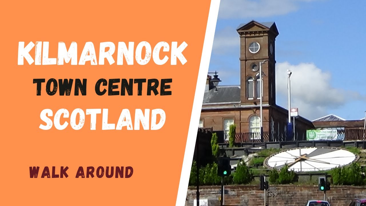 Kilmarnock Town Centre burgh in East Ayrshire, Scotland, United Kingdom ...