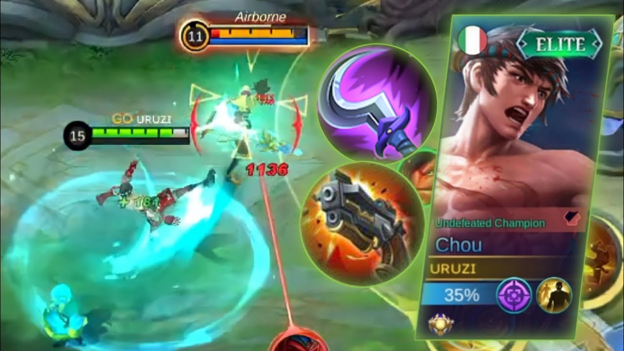 CHOU ONESHOT BUILD!! | MLBB - YouTube