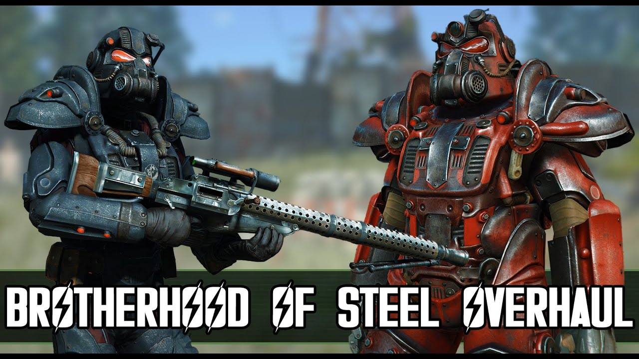 HUGE Brotherhood Of Steel Overhaul - Fallout 4 Mods - YouTube