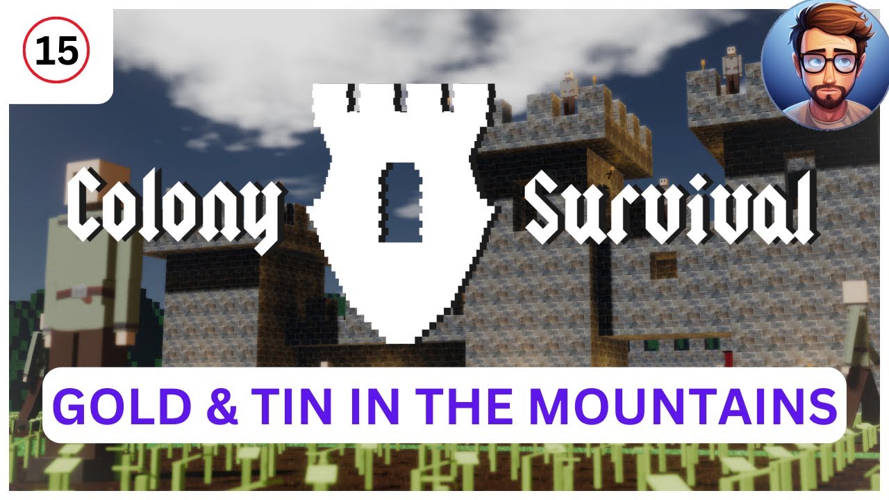 Gold And Tin With Mountain Outpost Biome Expansion | Colony Survival 2024 Let's Play #15 - YouTube