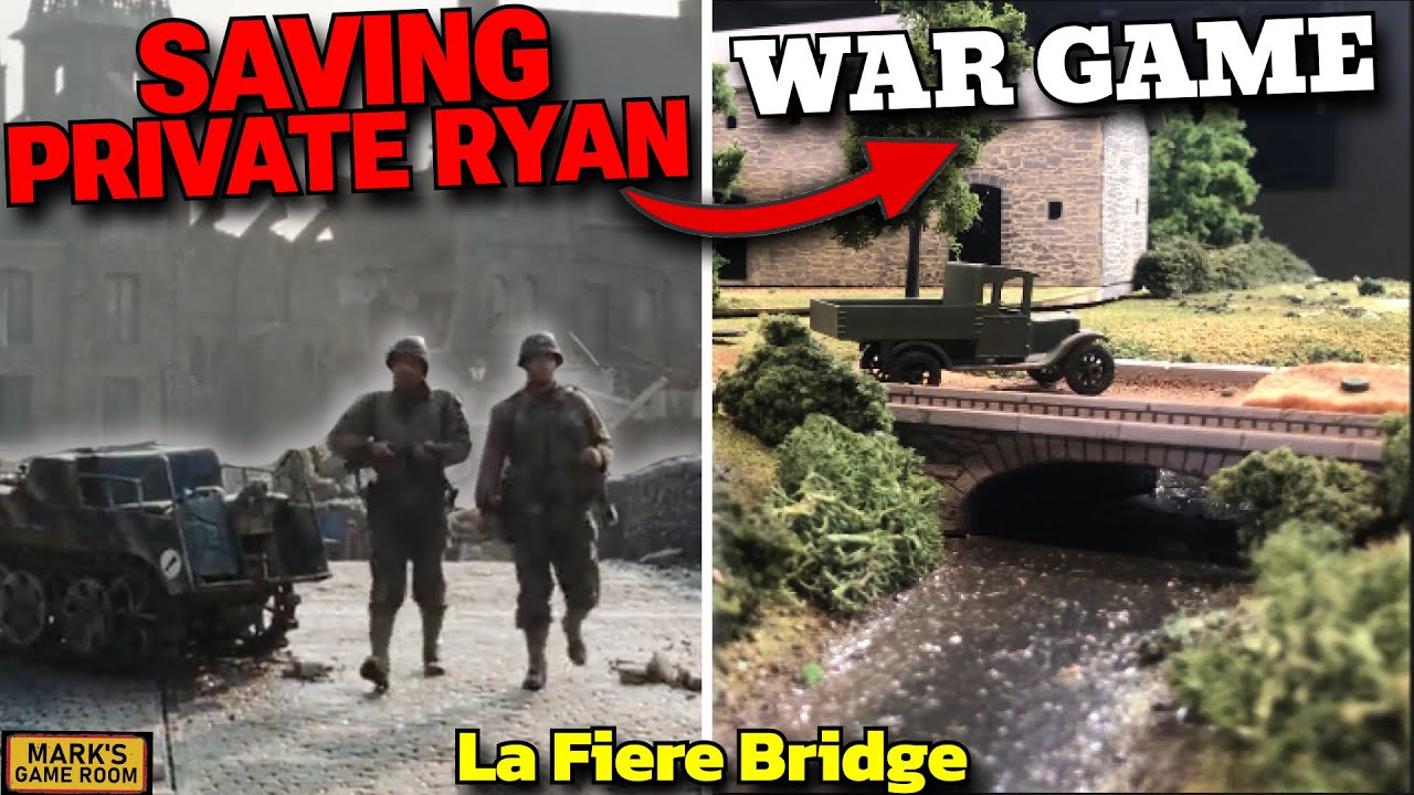 The real SAVING PVT RYAN bridge battle WARGAME AAR. - YouTube